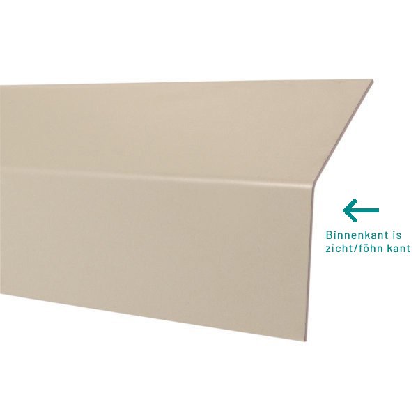 Renolit Alkorplan hoekprofiel PVC 45 graden (50x50x3000 mm)