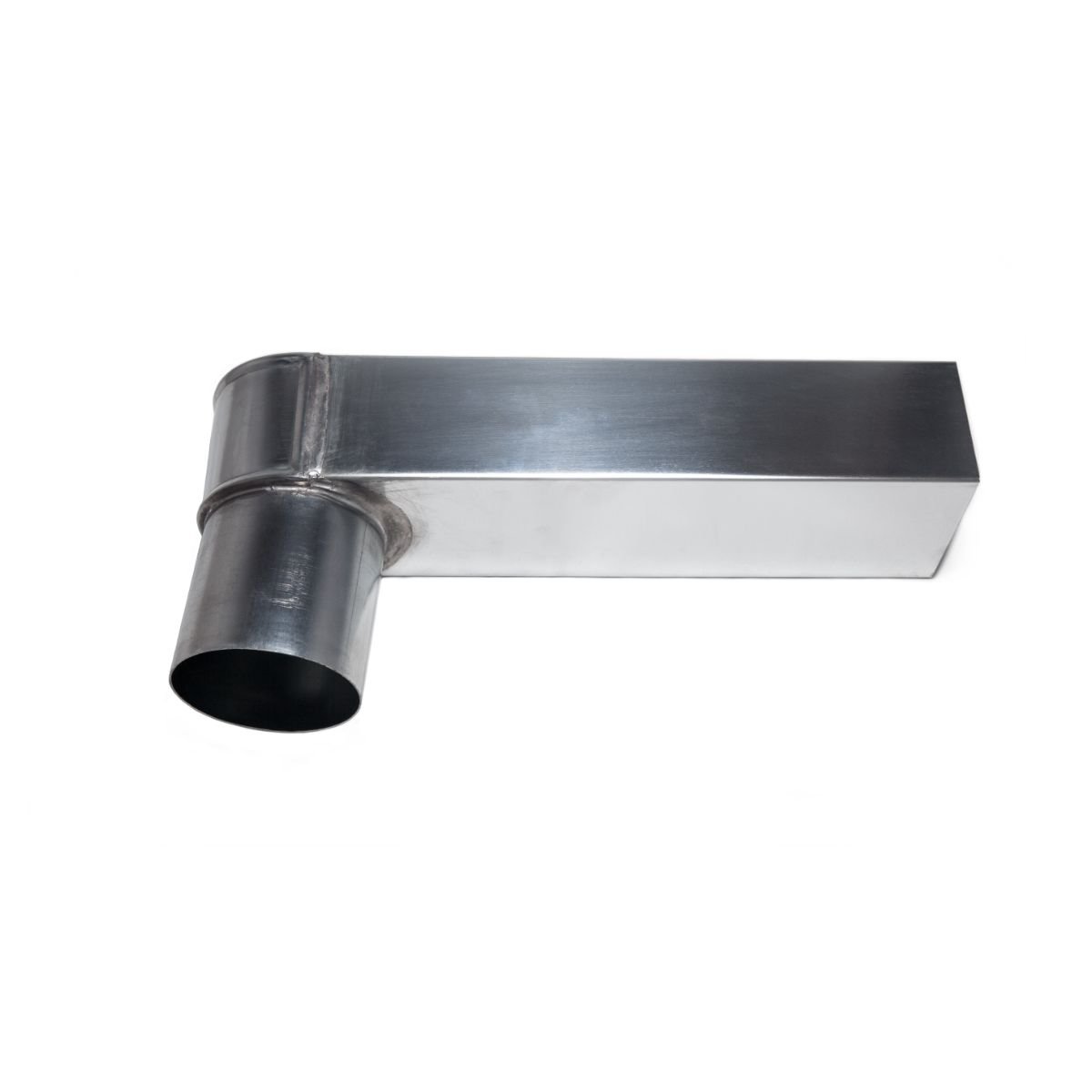 Stadsuitloop zink 60 x 80 mm (uitloop Ø80 mm) | Zinkunie